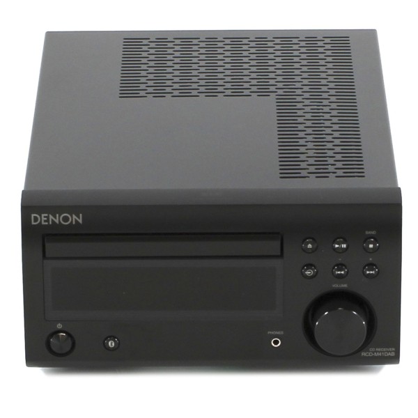Denon D-M41 DAB Micro Hi-Fi System with Bluetooth, Black - Secondhand ...