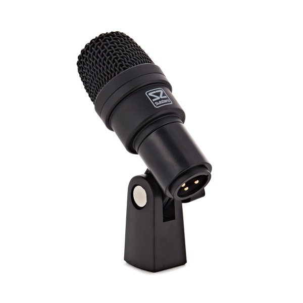 SubZero Complete 5 Piece Drum Microphone Pack with Stands & Cables at ...