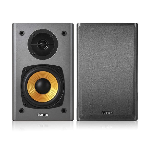 Edifier R1000T4 Active Bookshelf Speakers (Pair), Black at AV.com