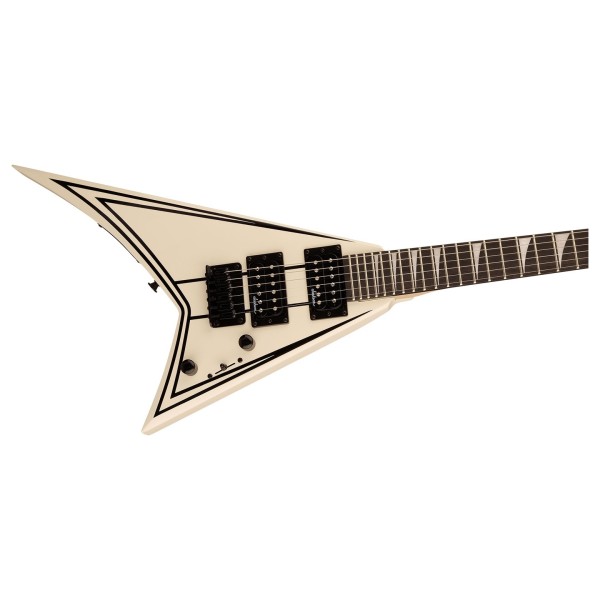 Jackson JS Series RR Minion JS1XM, Snow White with Black Pin Stripes at ...