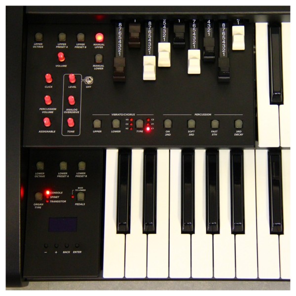 Crumar SORRENTO Organ with Rotary Simulator Pedal at Gear4music