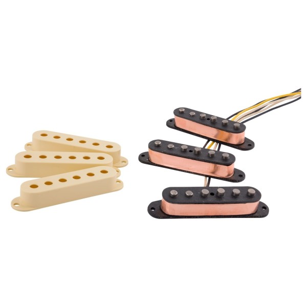 Fender Custom Shop Dual Mag II Stratocaster Pickups, Set of 3 at Gear4music