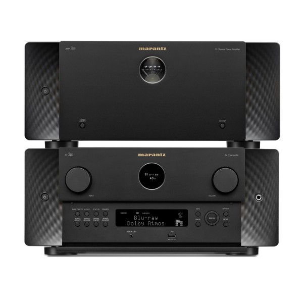 Marantz AV 20 and AMP 20 AV Pre and Power Amplifier Bundle at AV.com