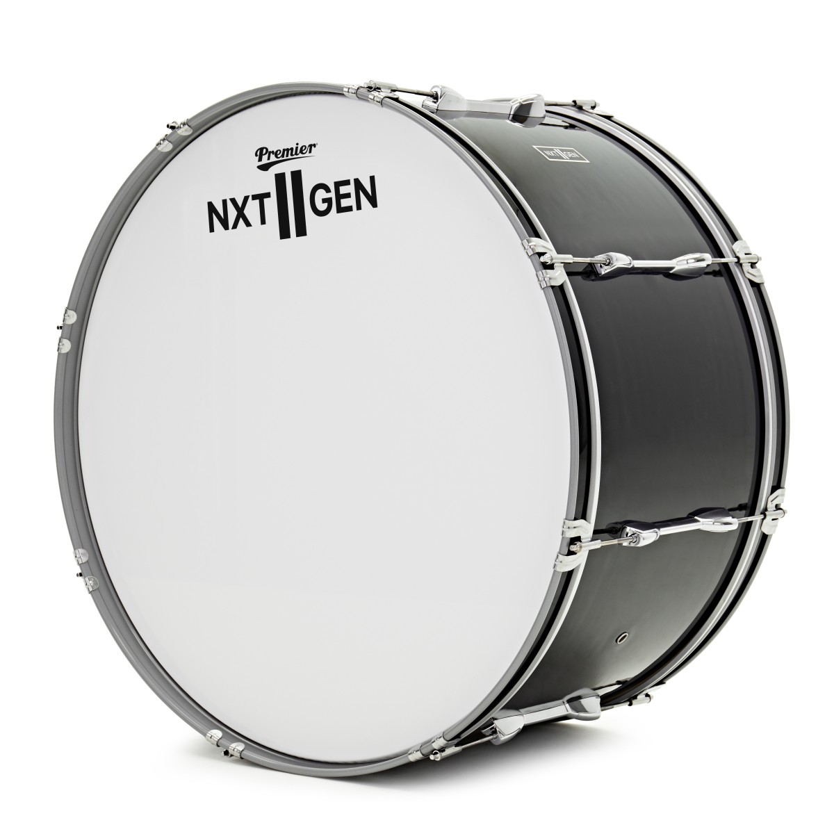 Premier NXT GEN Marching 28 x 14 tum Drum Corps Bastrumma, Black ...