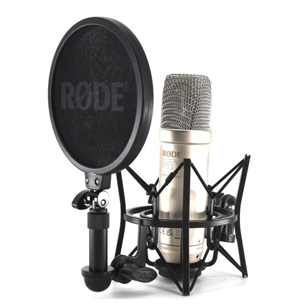 Rode NT1 5th Gen XLR and USB-C Studio Microphone, Silver - Secondhand ...