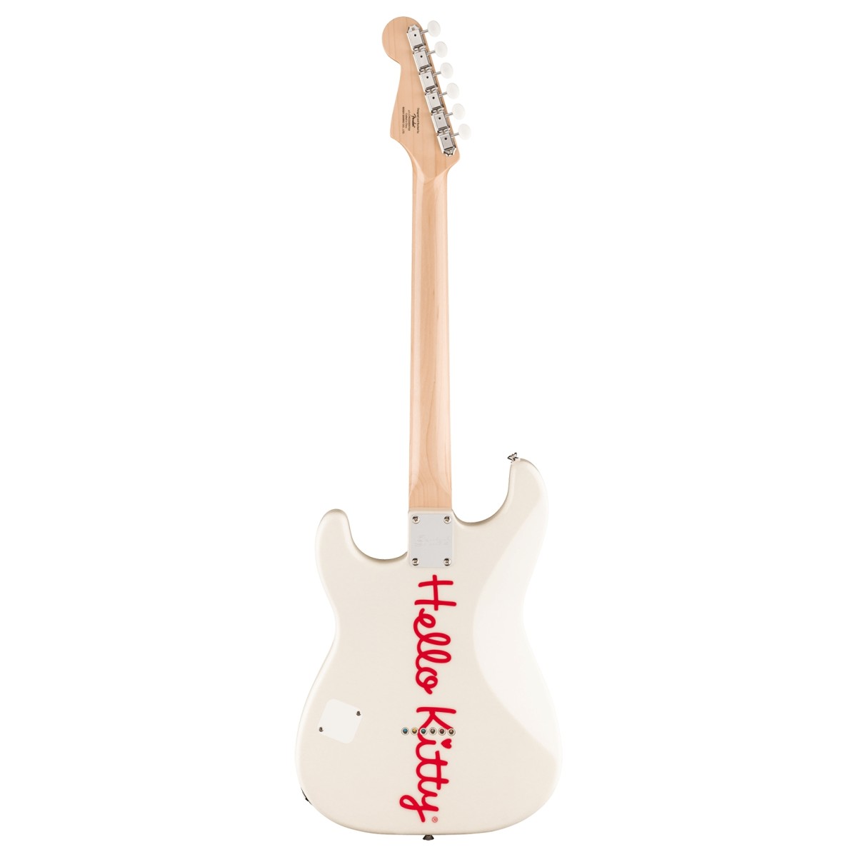 Squier Fender x Hello Kitty White Stratocaster at Gear4music