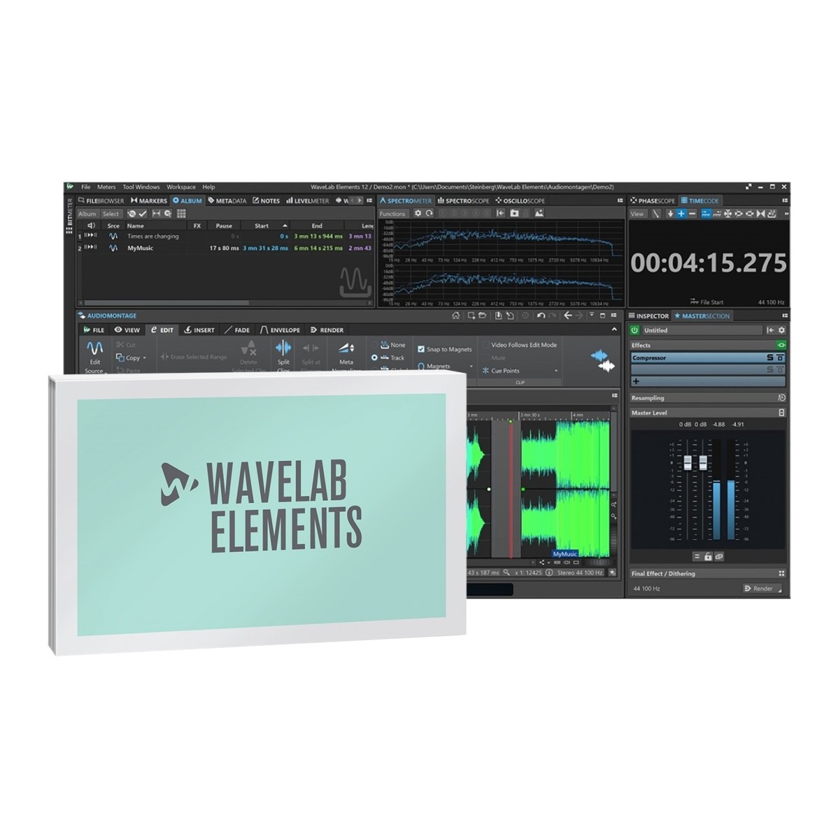 Steinberg Elementos de Wavelab 12 | Gear4music