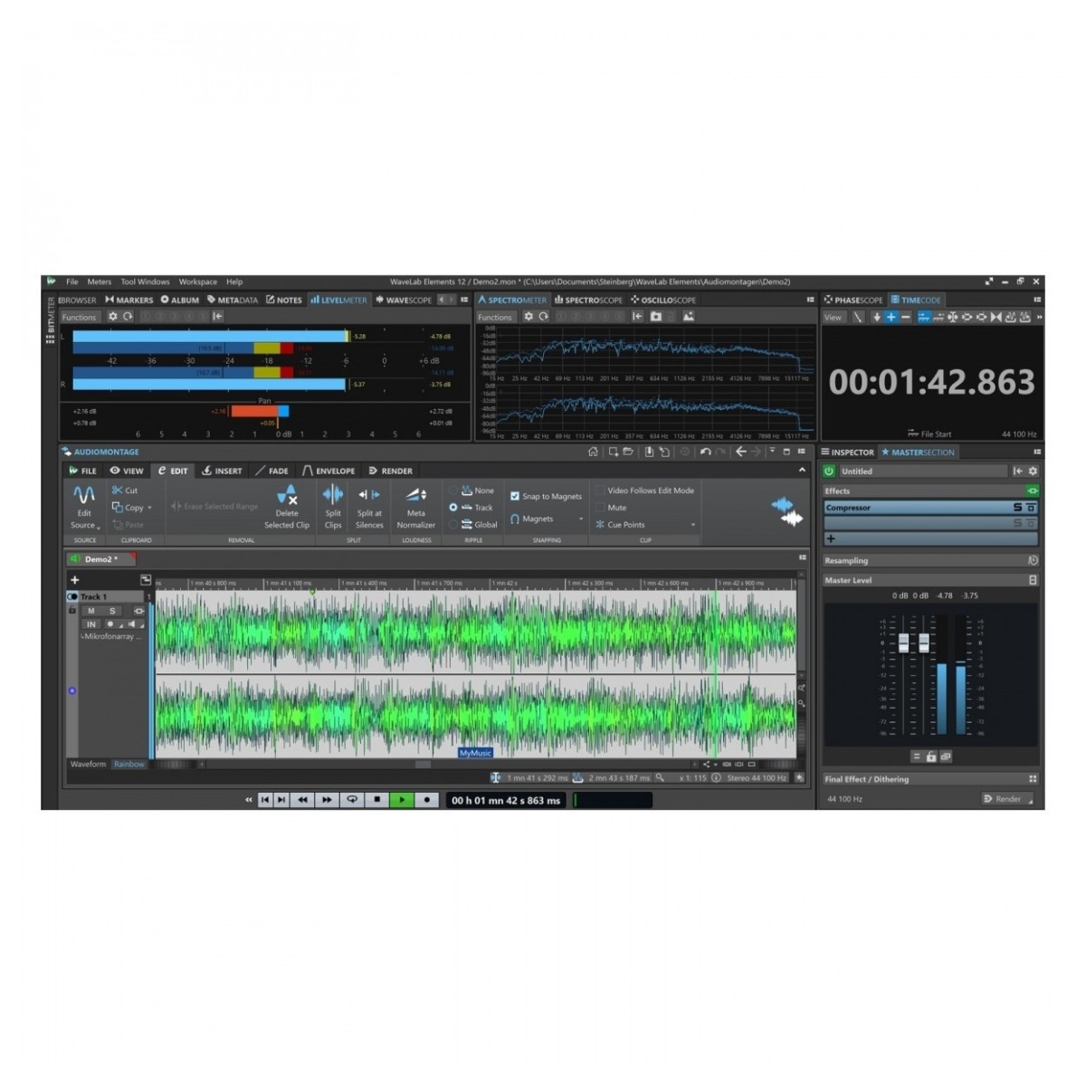 Steinberg Wavelab Elements 12 | Gear4music
