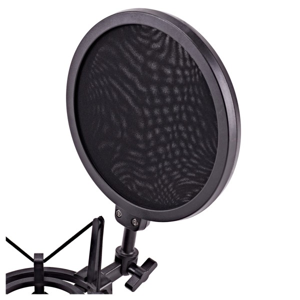 Trojan Pro Microphone Shock Mount with Pop Filter at Gear4music