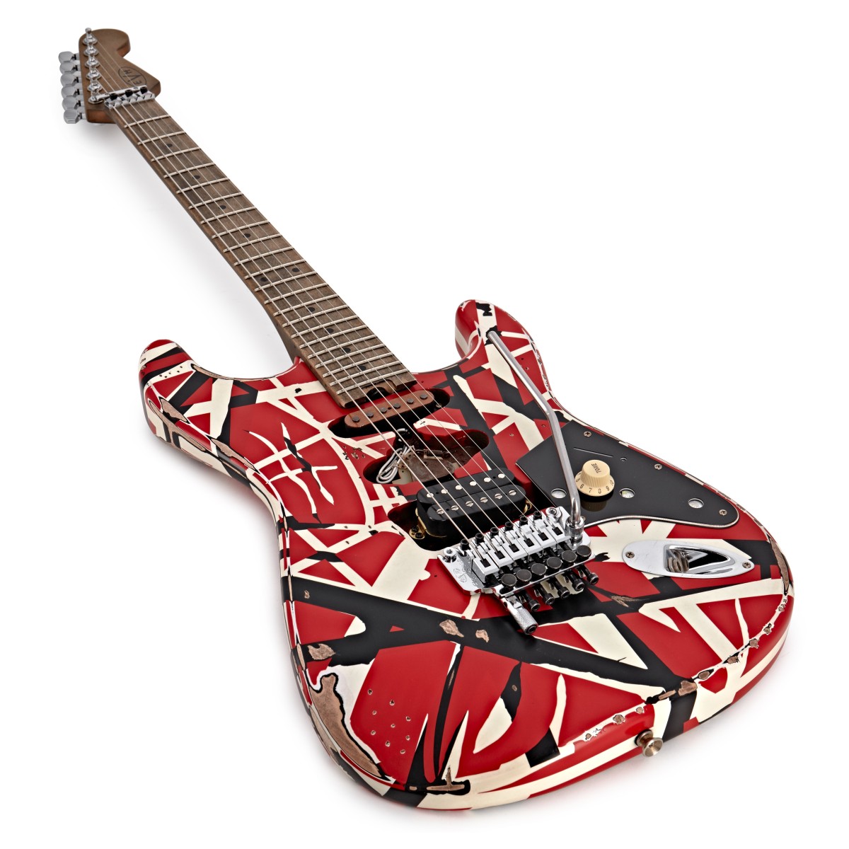 EVH Striped Frankie, Red/White/Black - Ex Demo at Gear4music