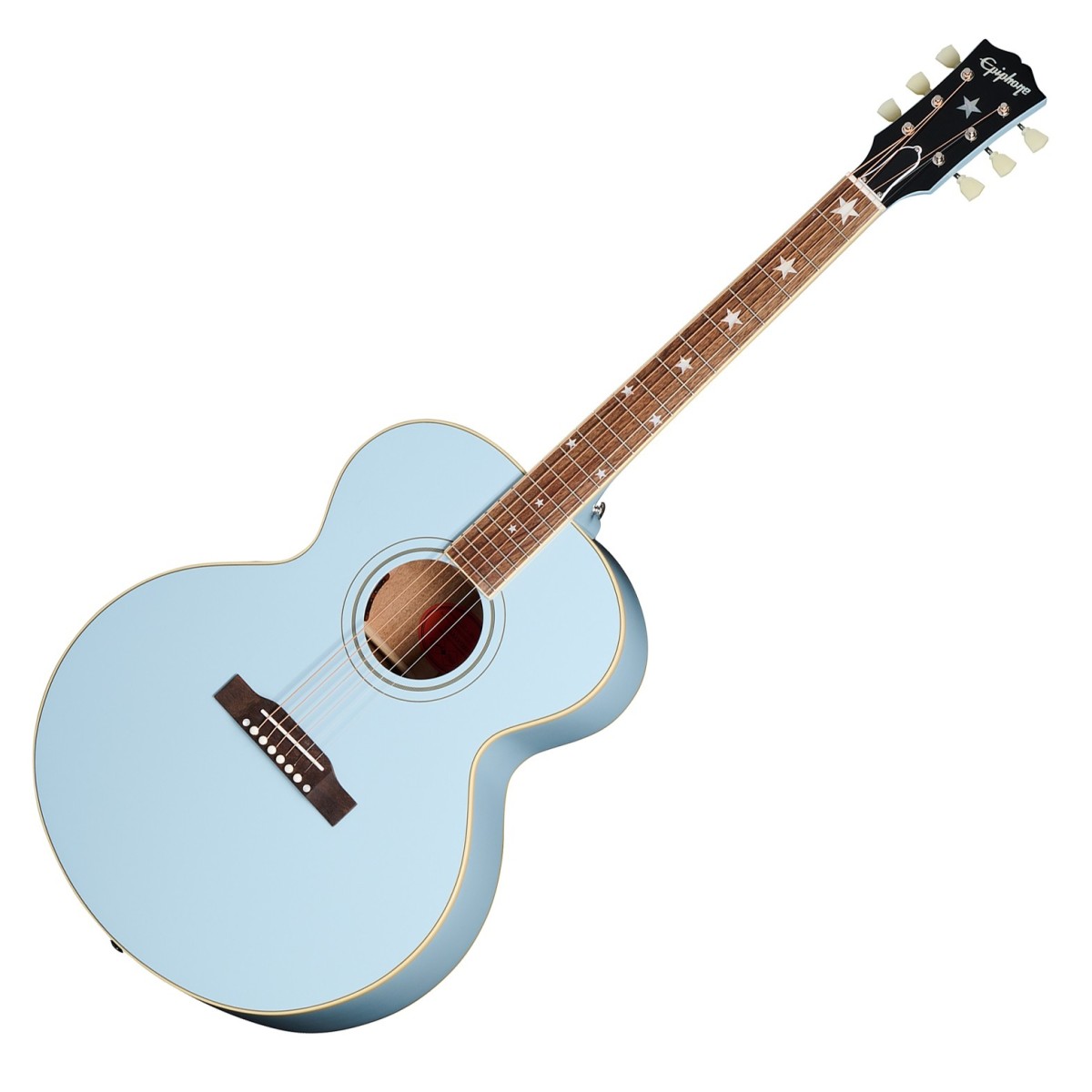 Epiphone J-180 LS Inspired by Gibson Custom, Frost Blue - Ex Demo at ...