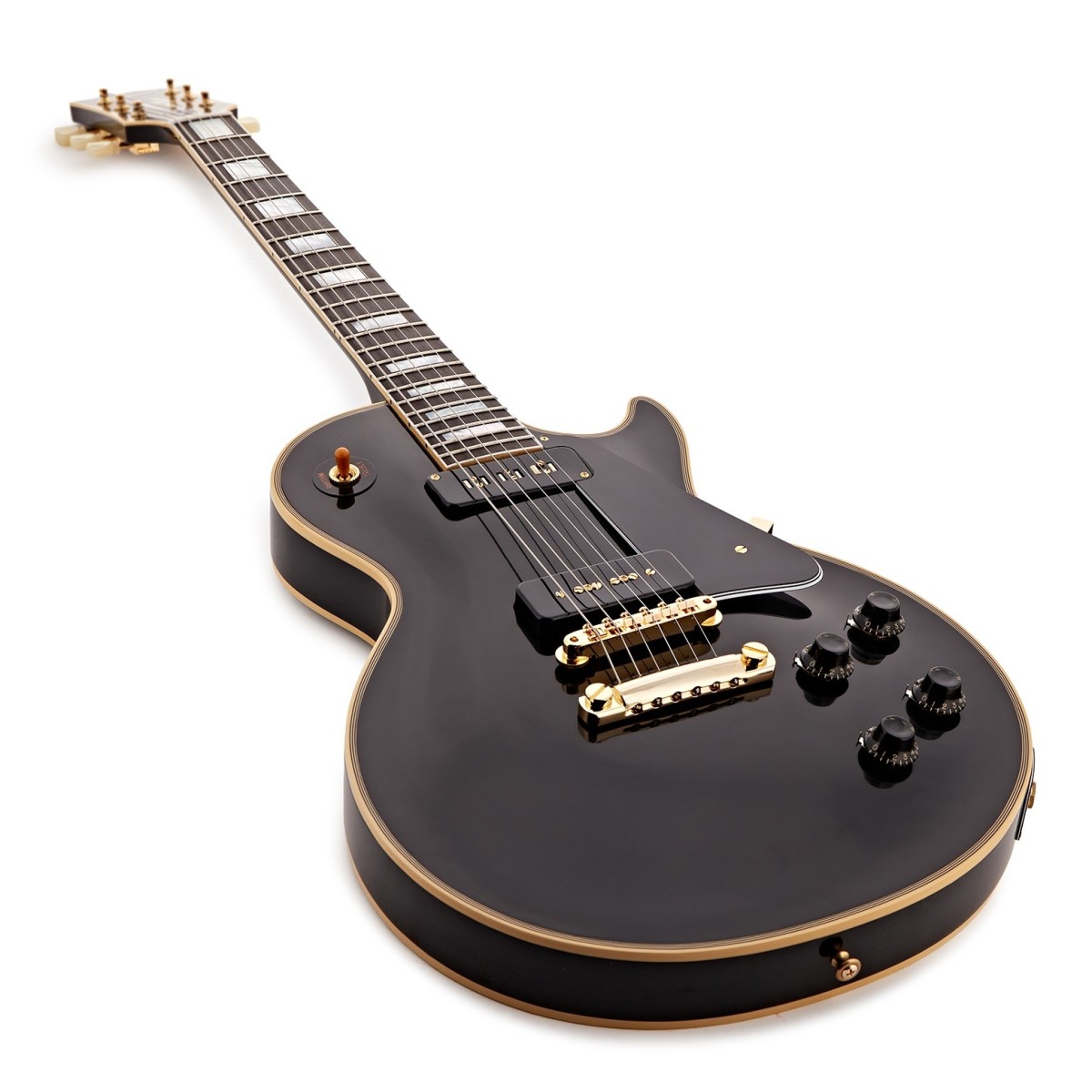 Gibson Custom 1954 Les Paul Custom Staple Pickup Reissue VOS, Ebony ...