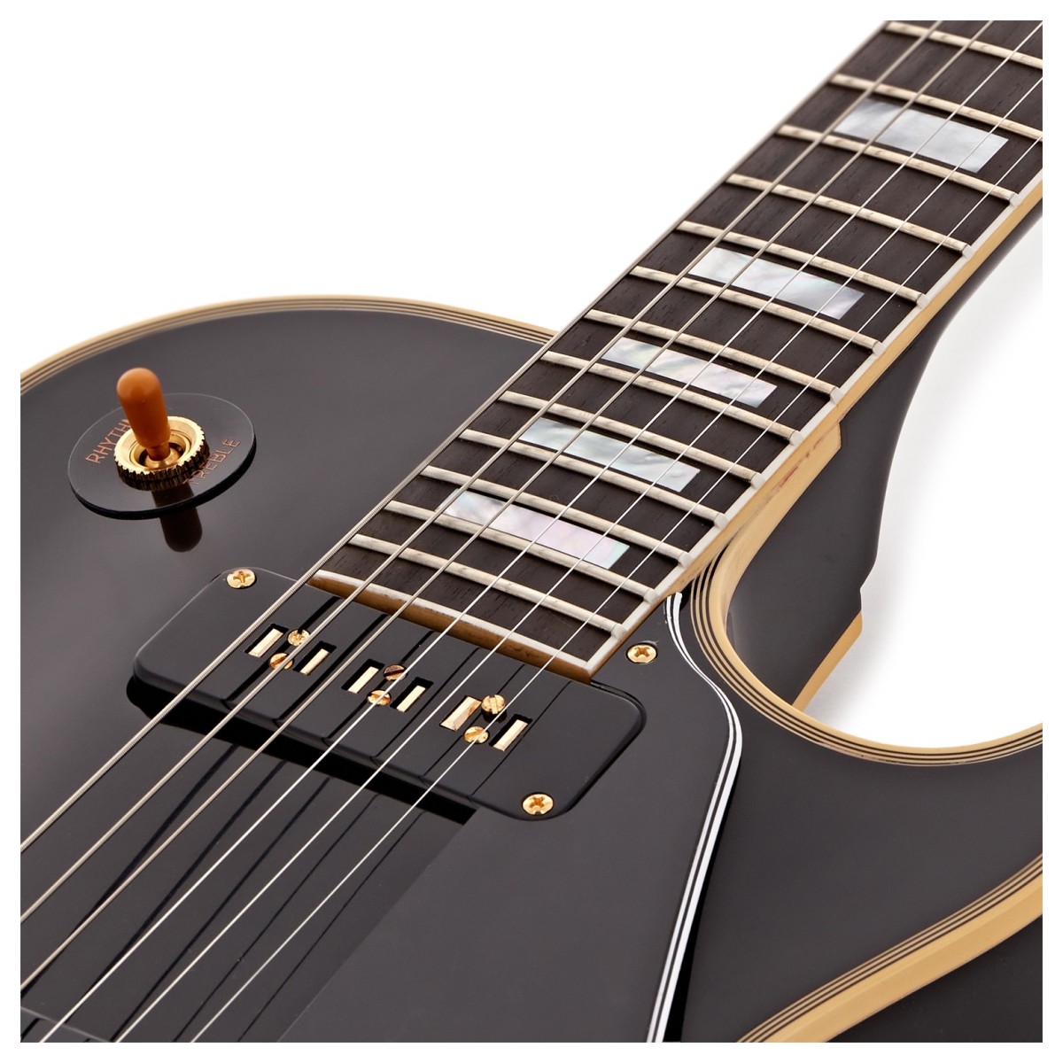 Gibson Custom 1954 Les Paul Custom Staple Pickup Reissue VOS, Ebony ...