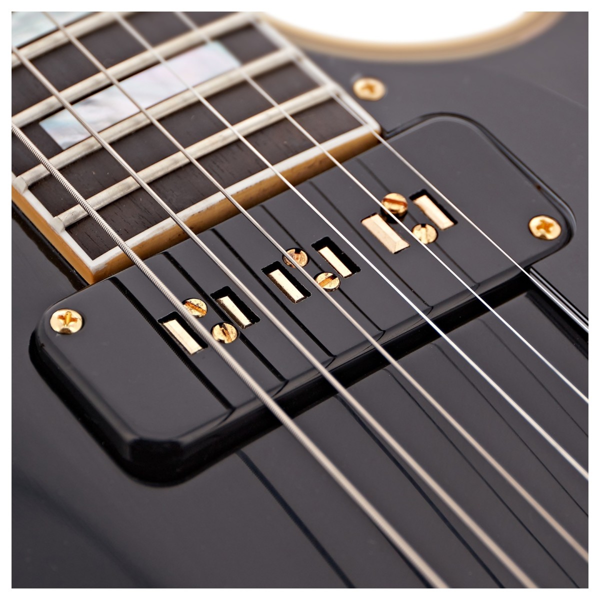 Gibson Custom 1954 Les Paul Custom Staple Pickup Reissue VOS, Ebony ...