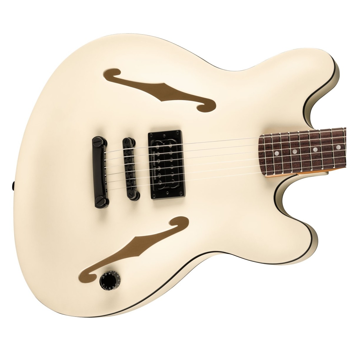 Fender Tom DeLonge Starcaster, RW Satin Olympic White | Gear4music
