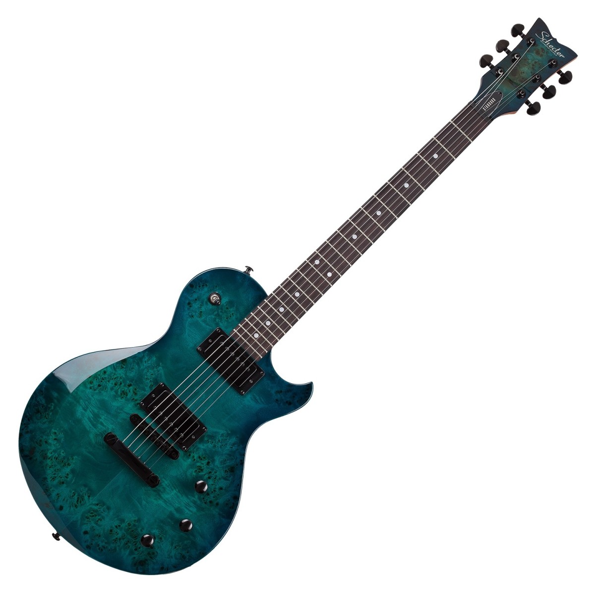 Schecter Solo-II Standard, Ocean Blue Burst - Nearly New at Gear4music