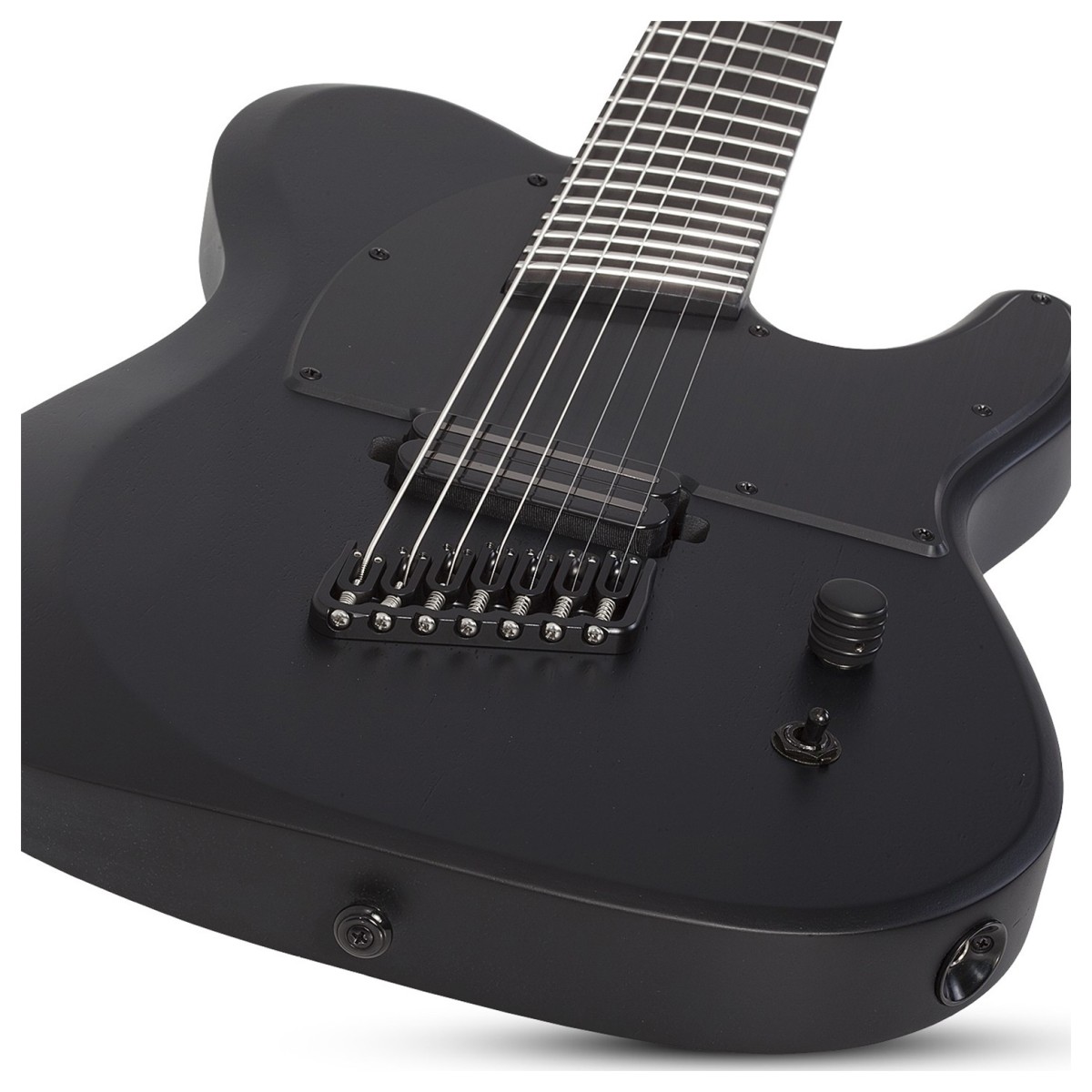 Schecter PT-7 MS Black Ops 7 String, Satin Black Open Pore - Ex Demo at ...