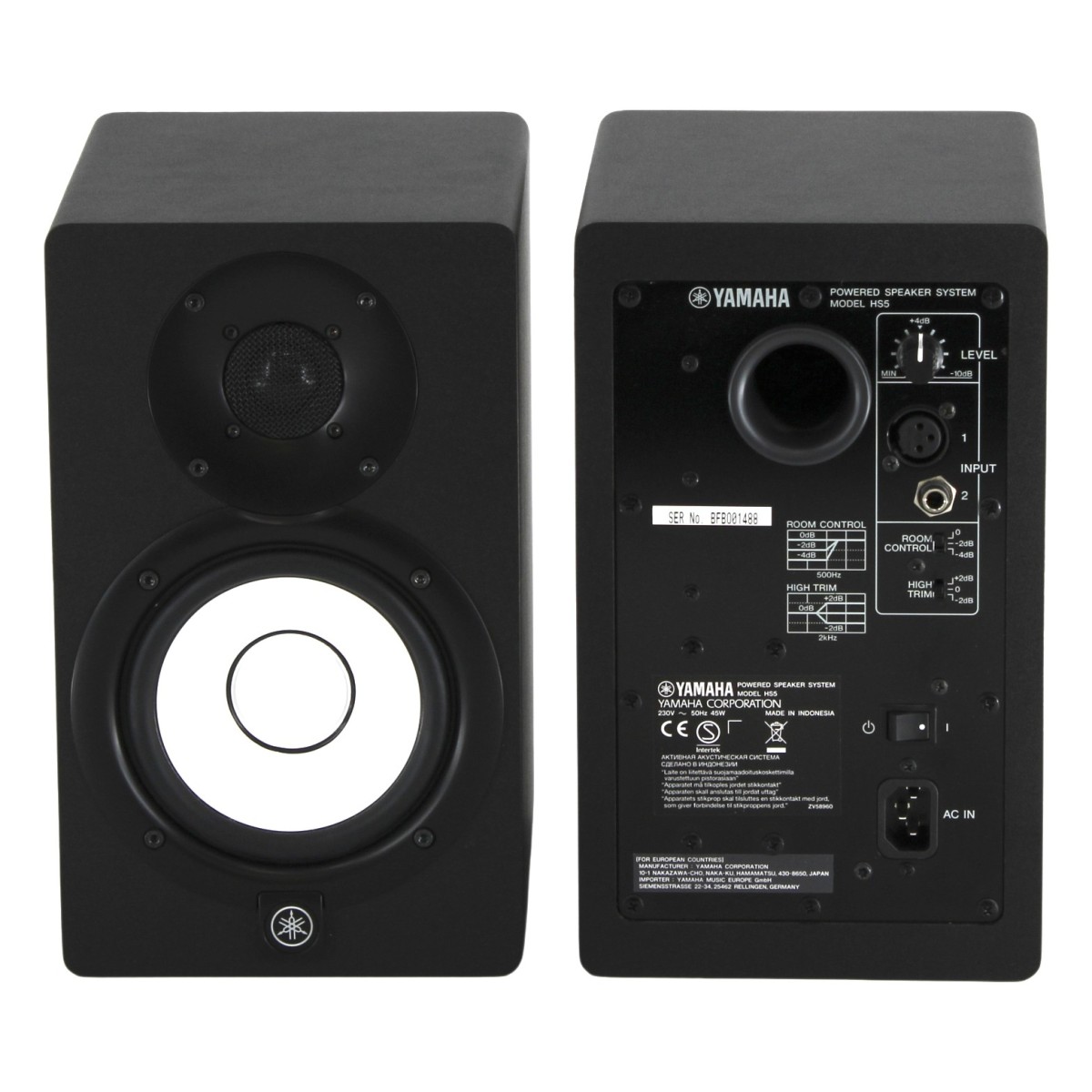 Yamaha HS5 Active Studio Monitors, Pair - Secondhand at Gear4music