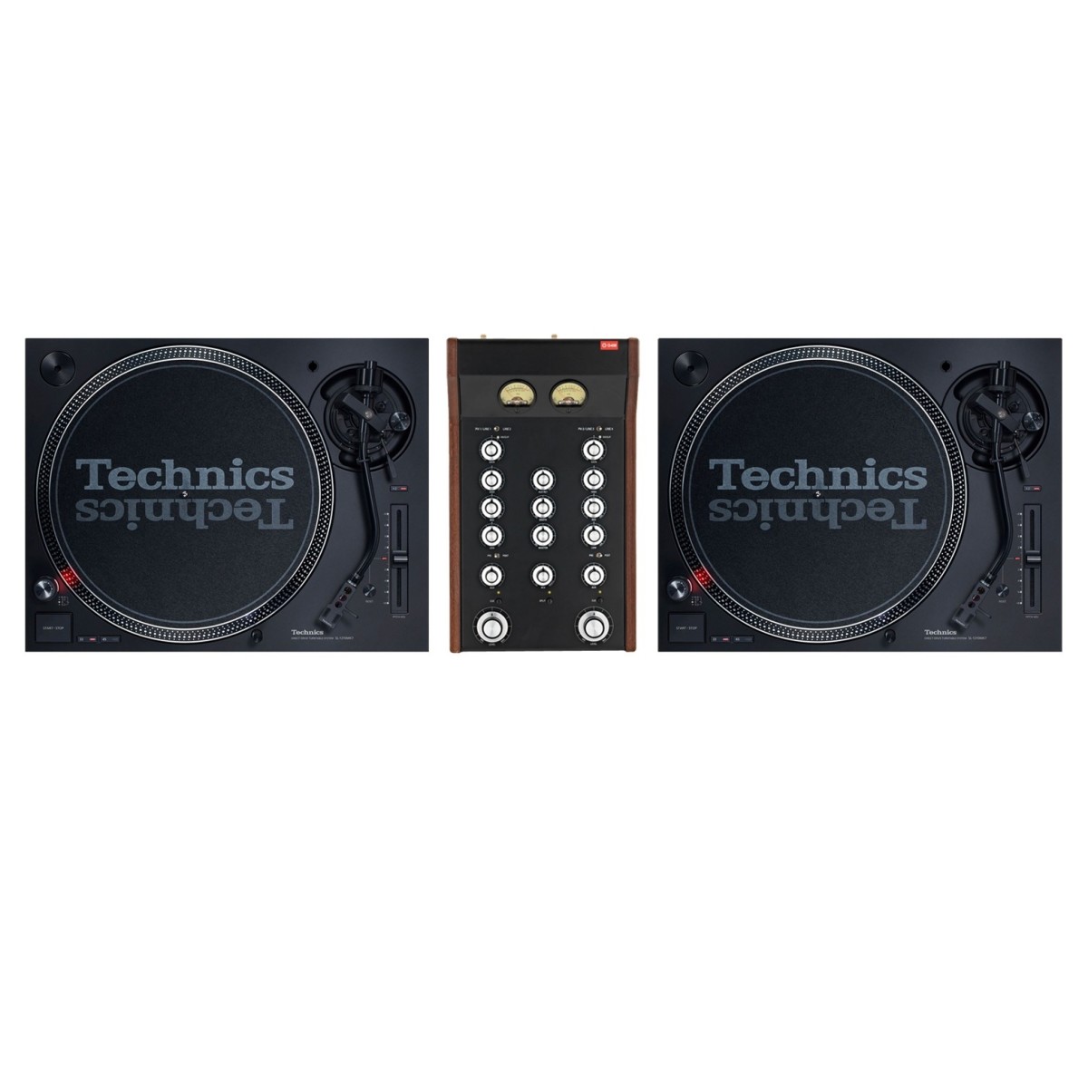 Technics SL-1210 MK7 DJ Plattenspieler Rotary Mixer Bundle | Gear4music