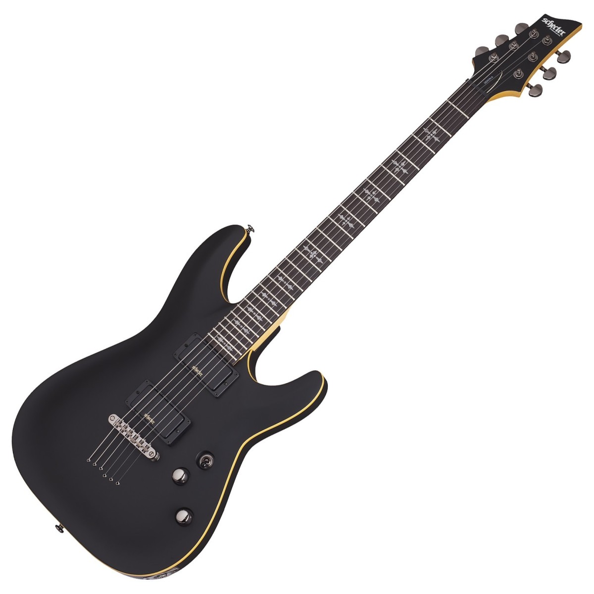 Schecter Demon-6, Aged Black Satin - Ex Demo at Gear4music