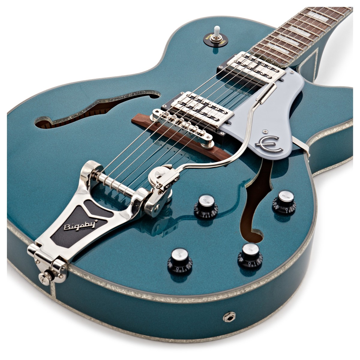 Epiphone Emperor Swingster, Delta Blue Metallic - Ex Demo at Gear4music