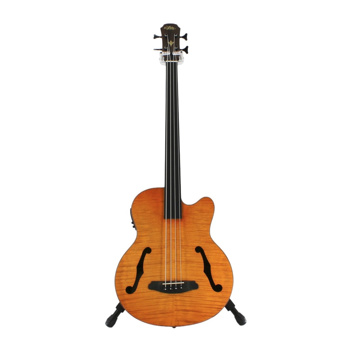 Aria FEB F2/FL Acoustic Bass, Flame Nato Natural - Secondhand na ...