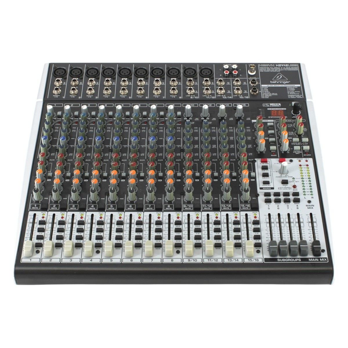 Behringer XENYX X2442USB 24 Channel Analog Mixer - Secondhand at Gear4music