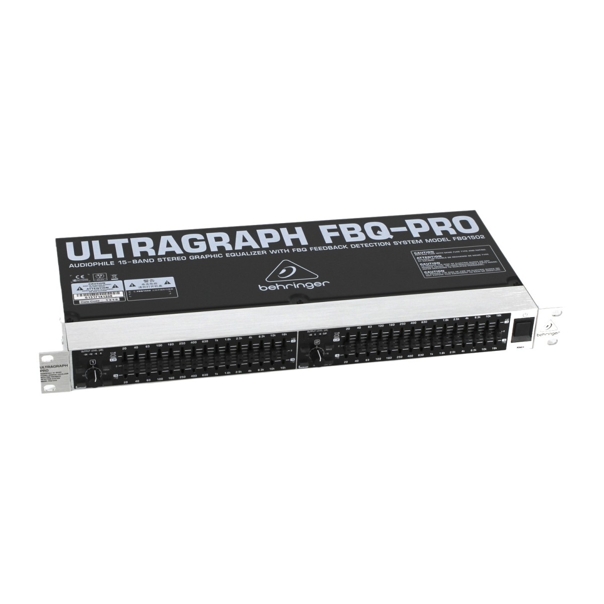 Behringer FBQ1502 Ultragraph Pro 15-Band EQ with FDS - Secondhand ...