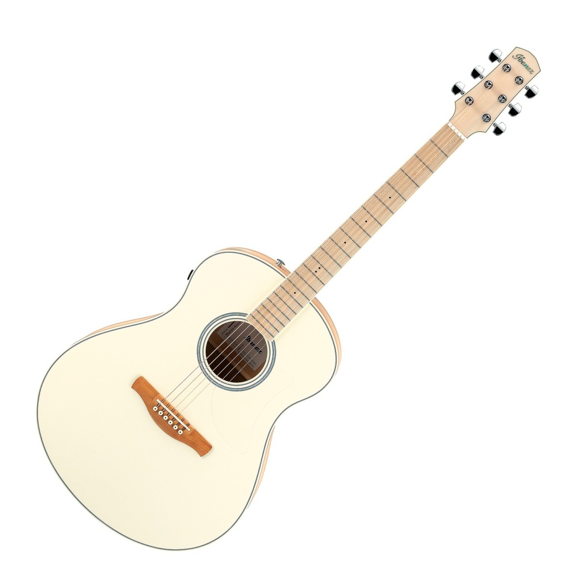 Ibanez AAM370M2E, Transparent Antique White Peach Fuzz Open Pore at ...