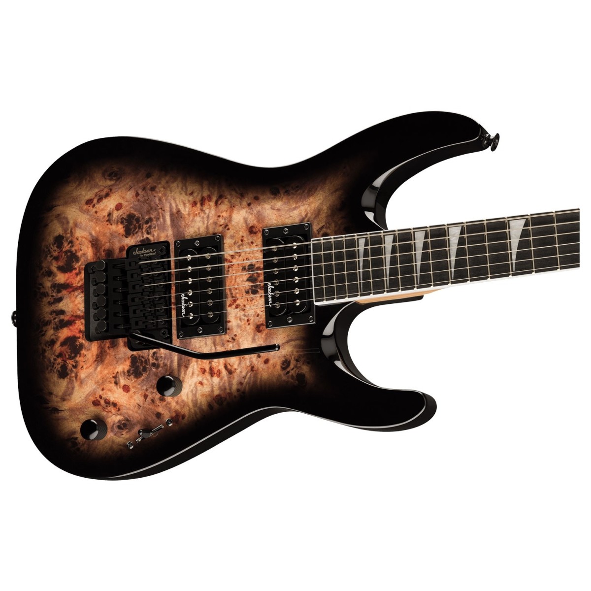 Jackson JS Series Dinky JS32 DKAP, Transparent Black Burst - Ex Demo at ...