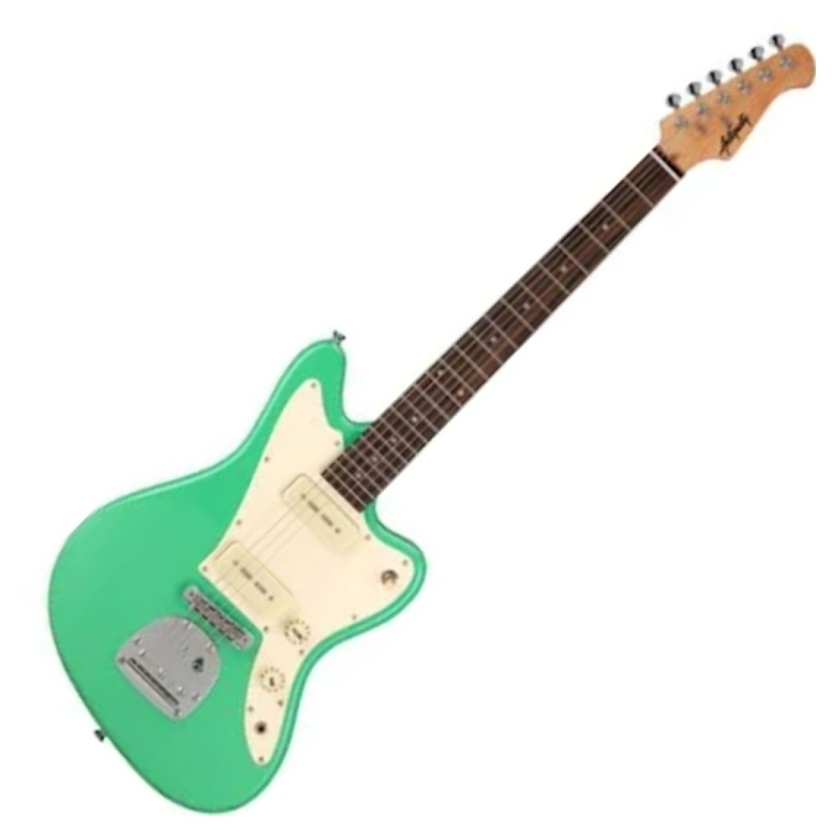 Antiquity AQJZ Electric Guitar, Surf Green - Ex Demo at Gear4music