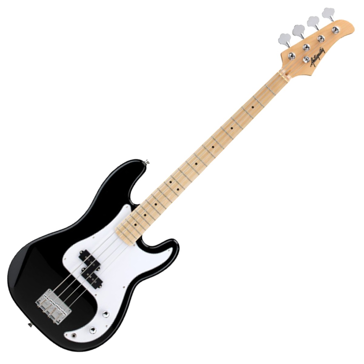 Antiquity AQ-PB Bass Guitar, Black - Ex Demo at Gear4music