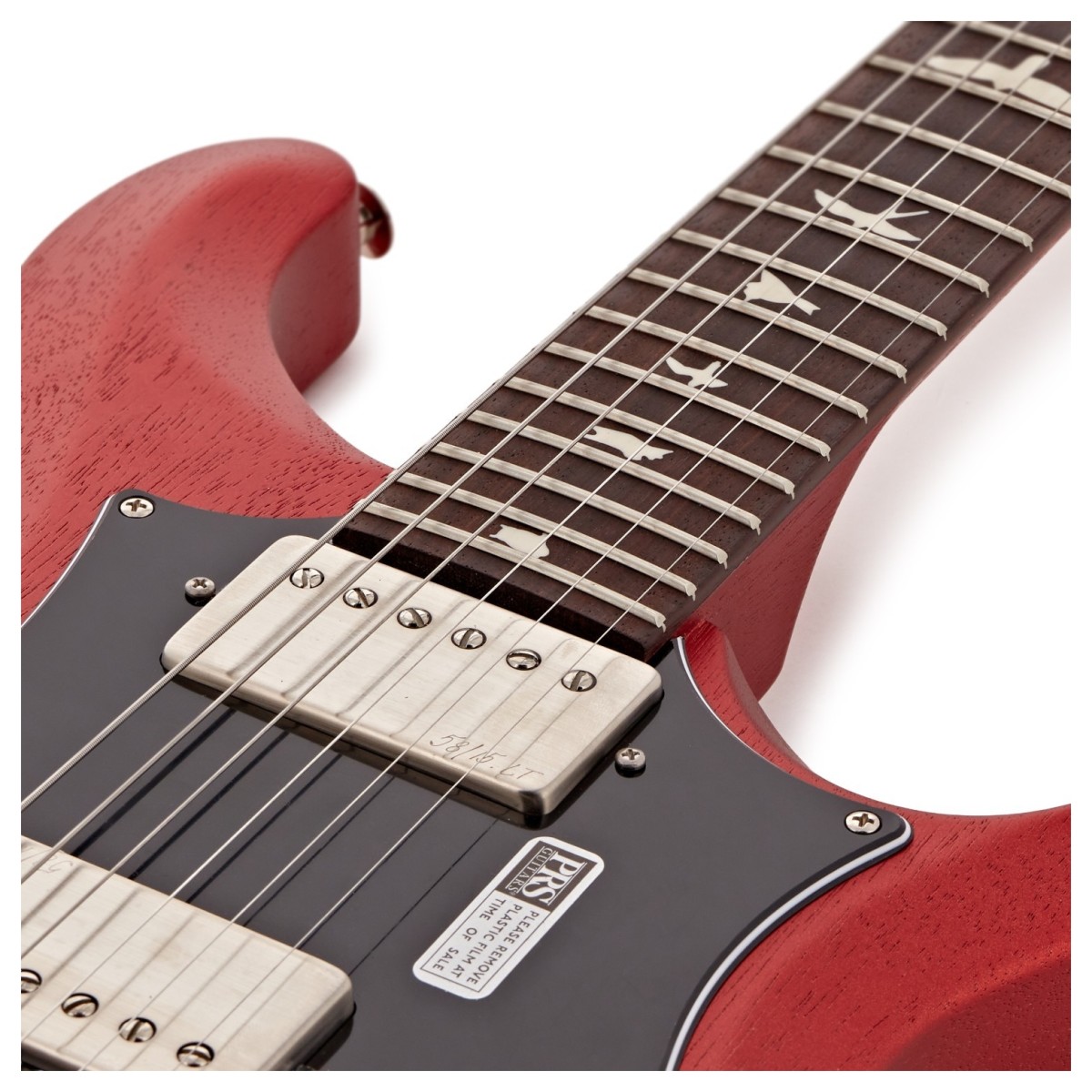 PRS S2 Standard 24, Satin Red Apple Metallic (2025) at Gear4music