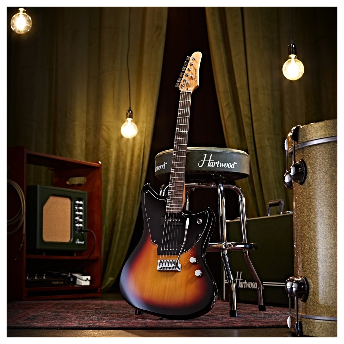 Hartwood Drifter Electric Guitar, Sunburst - Nearly New at Gear4music