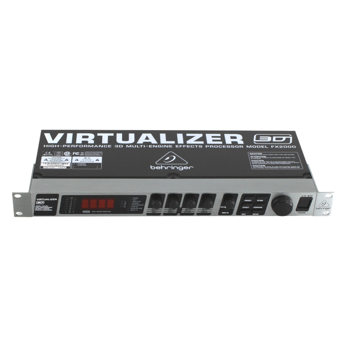 Behringer Virtualizer 3D FX2000-multieffektprocessor | Gear4music