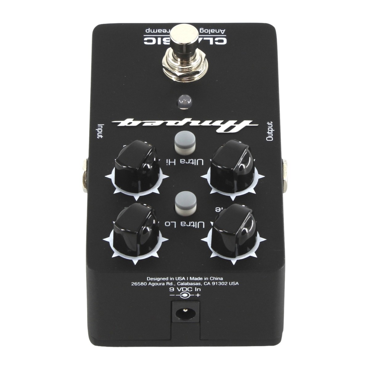 Ampeg Classic Analog Bass Preamp Pedal - Secondhand at Gear4music