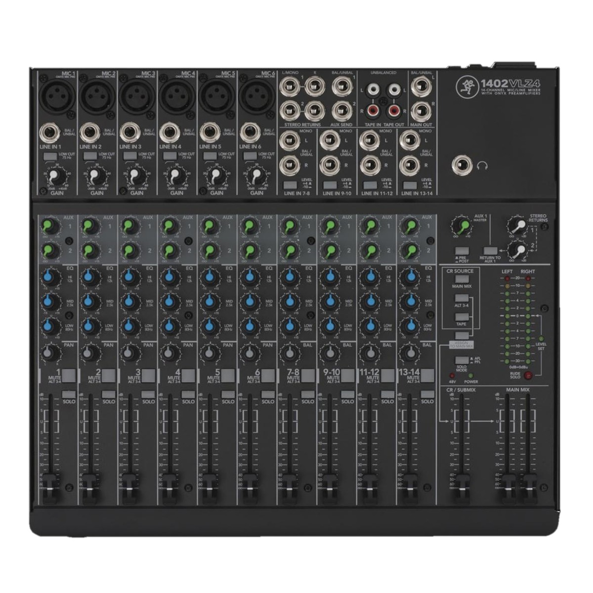 Mackie 1402-VLZ4 14 Channel Analog Mixer | Gear4music