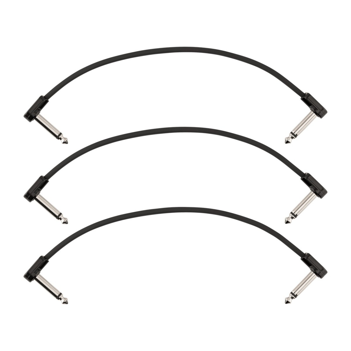 Fender Kabel Blockchain 8 cali, 3-pak, kątowy/kątowy | Gear4music