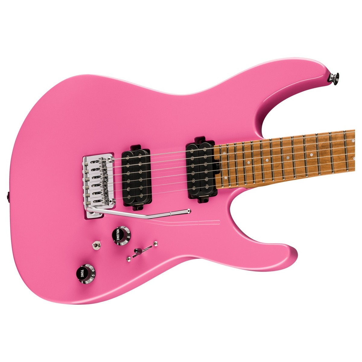 Charvel Pro-Mod DK24 HH 2PT CM, Bubblegum Pink - Ex Demo at Gear4music