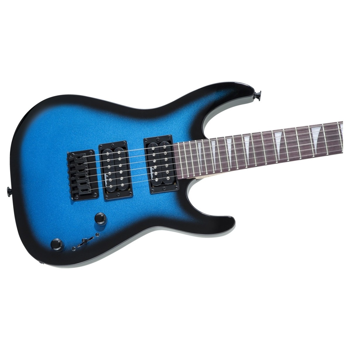 Jackson JS Series Dinky Minion JS1X, Metallic Blue Burst - Ex Demo at ...