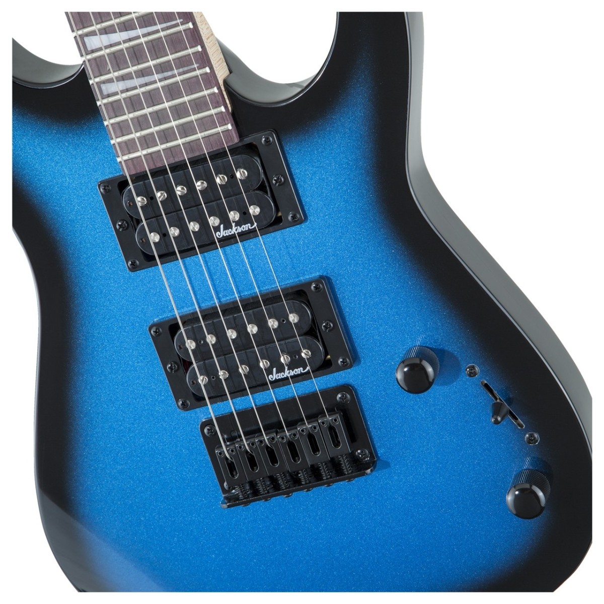 Jackson JS Series Dinky Minion JS1X, Metallic Blue Burst - Ex Demo at ...