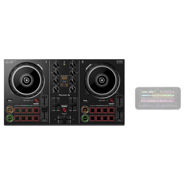 Pioneer DJ DDJ-200 Smart DJ Controller at Gear4music