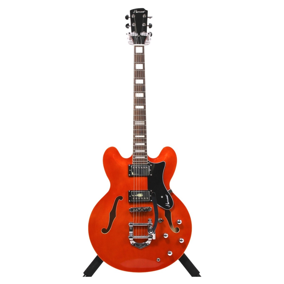Hartwood Revival Vibrato Guitarra Semiacústica, Burnt Orange | Gear4music