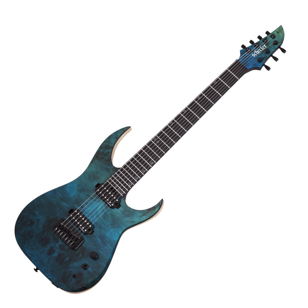 Schecter Keith Merrow KM-7 Mk3 Artist, Lagoon Fade - Ex Demo at Gear4music