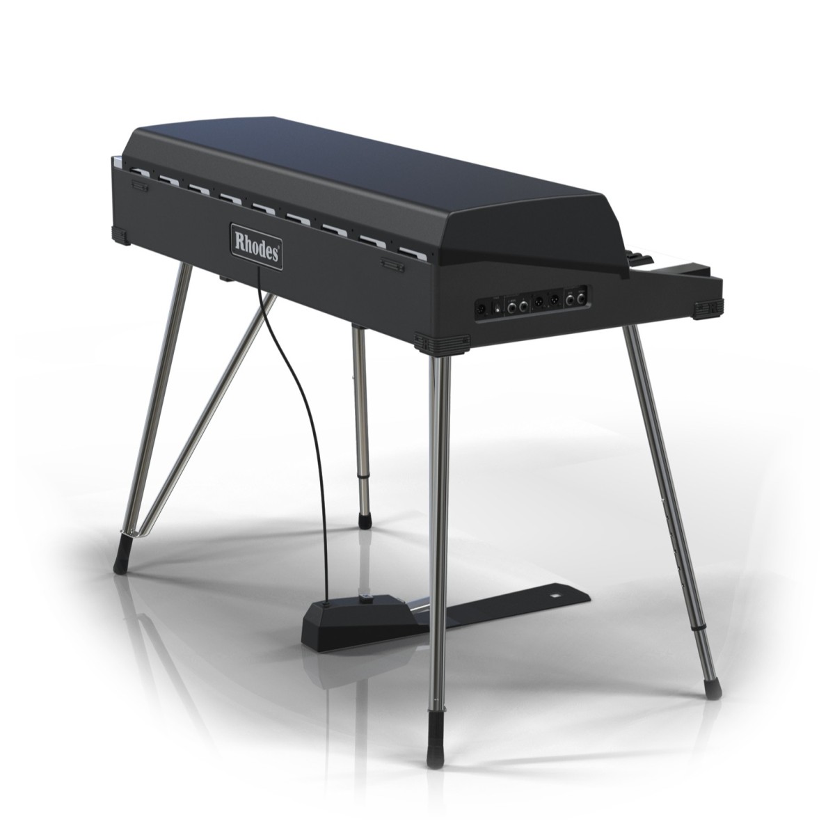 Rhodes MK8 Piano, Classic Black and Silver, with Silver Stand - Ex Demo ...