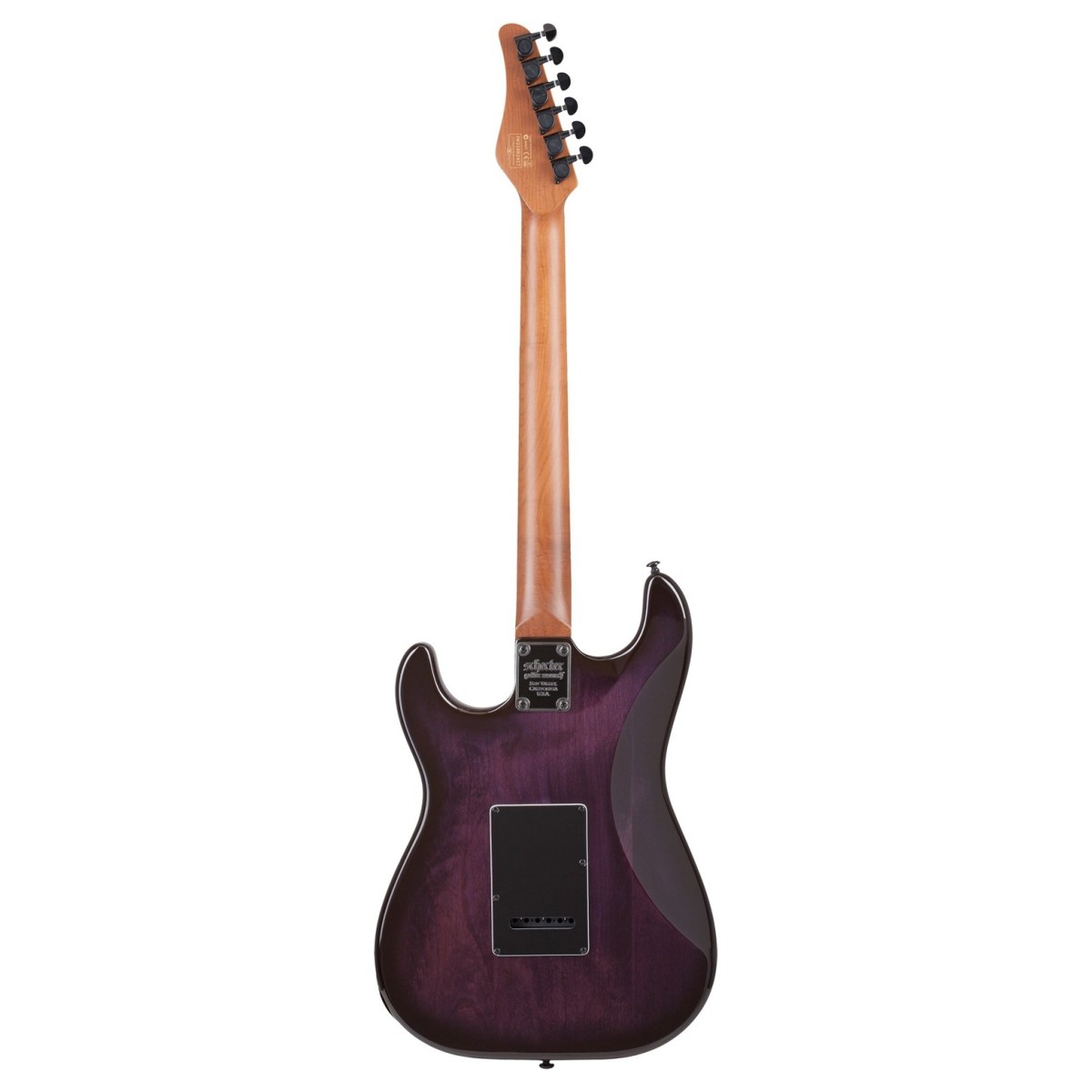 Schecter Traditional Pro, Ebony Transparent Purple Burst - Ex Demo at ...