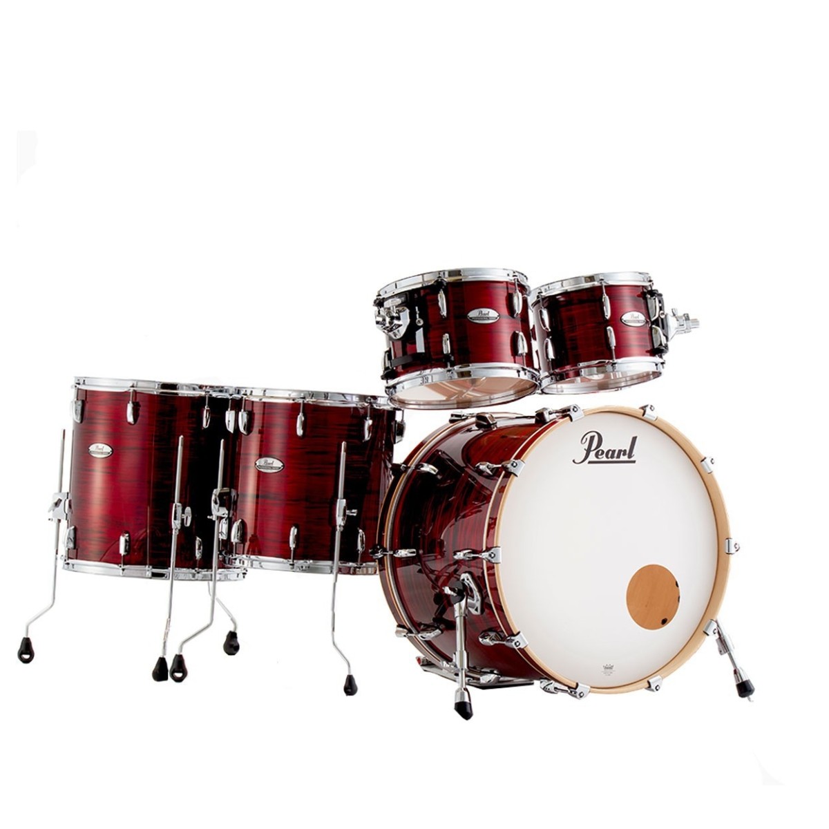 Pearl Professional Series 22'' 5pc Shell Pack, Velvet Crimson at Gear4music
