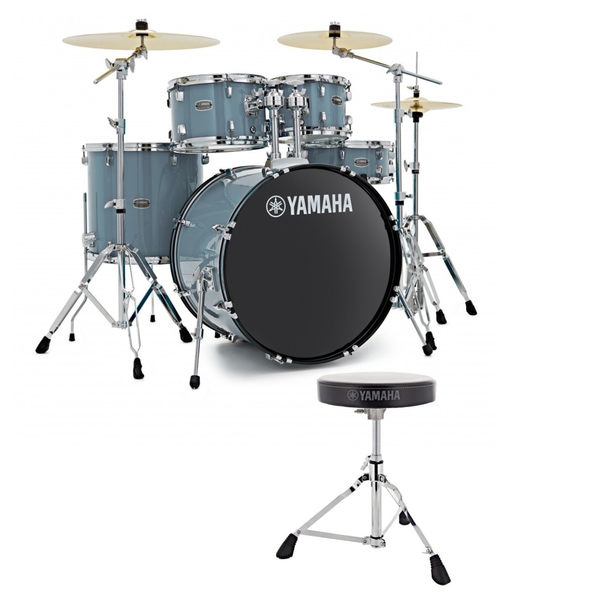 Yamaha Rydeen 22" Drum Kit with Paiste Cymbals & DS550U Drum Throne ...