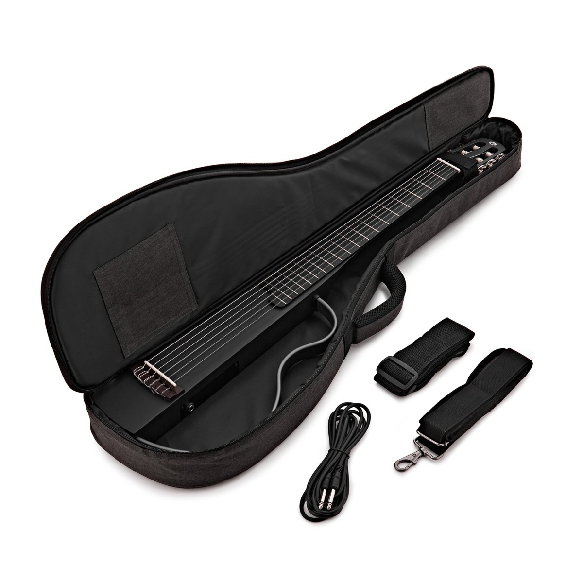 G4M Solus Silent Guitar, struny nylonowe | Gear4music