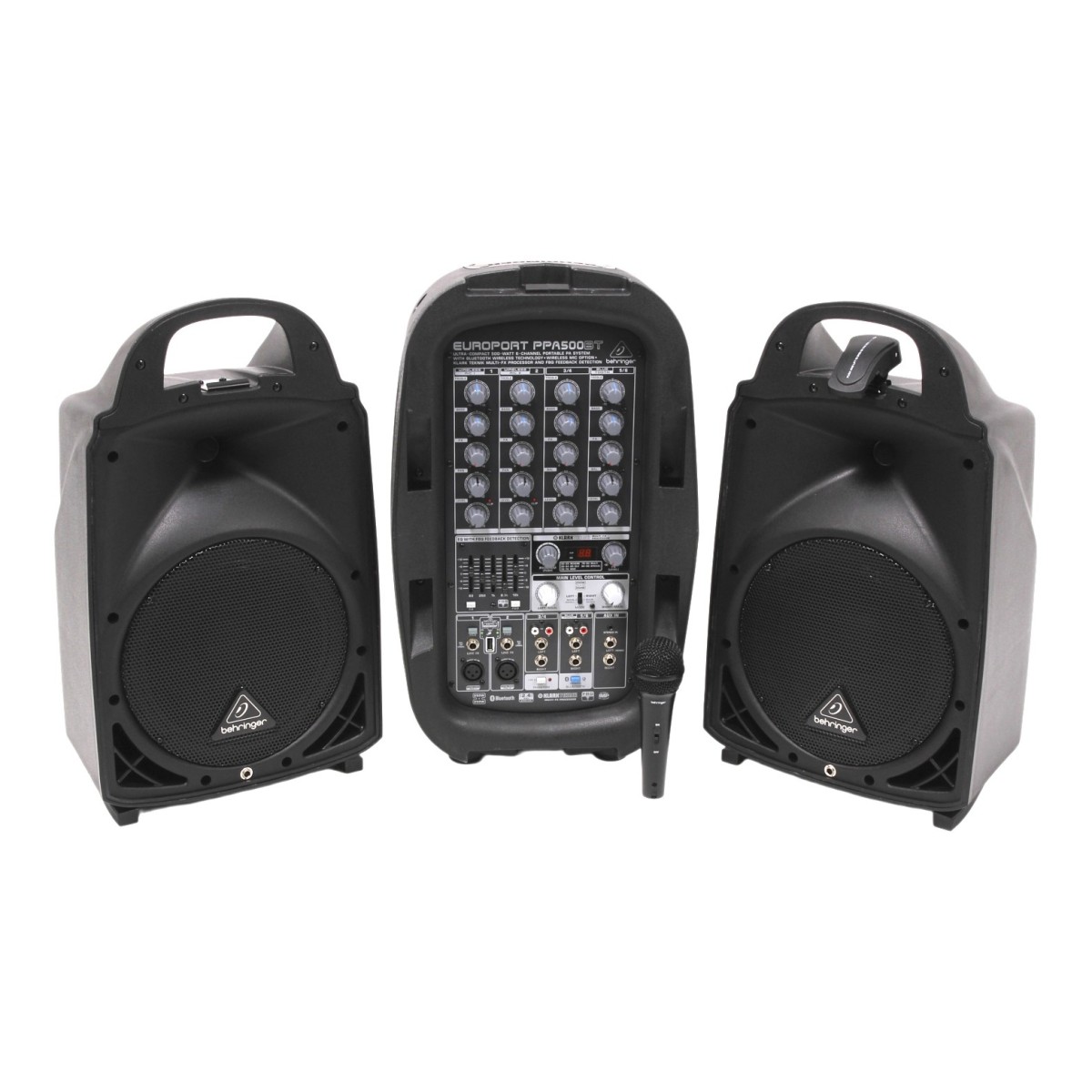 Behringer Europort PPA500BT - Sistema de Som PA Portátil na Gear4Music.com
